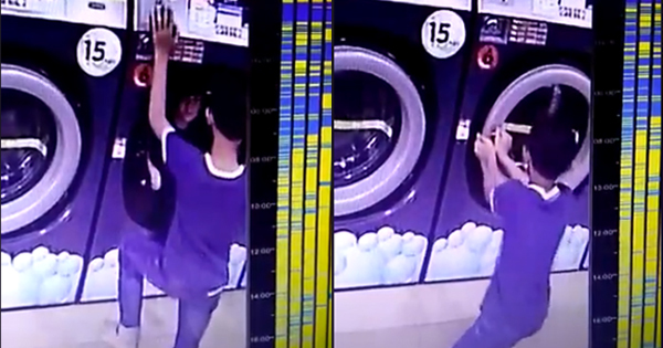 Video Shows Two Kids Playing With A Dobi Washing Machine Until One ...