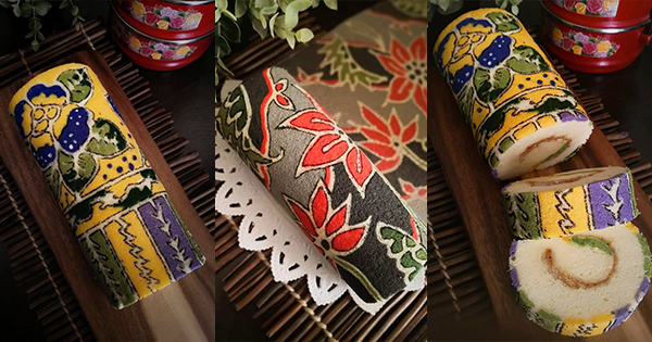 Look At This KL Woman's Batik Swiss Rolls She Made For Her Muslim ...