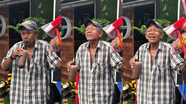 [PHOTOS] This Old Man Experienced Absolute Joy After He Tasted His ...