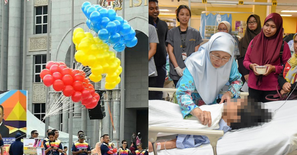 Balloons That Exploded In Putrajaya And Injured 16 People Found To Have ...
