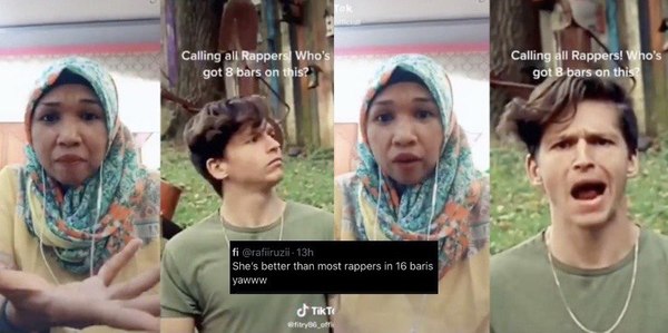 Mak Cik Rapper Ini Dipuji Netizen Sebab Bakatnya Yang Luar Biasa!