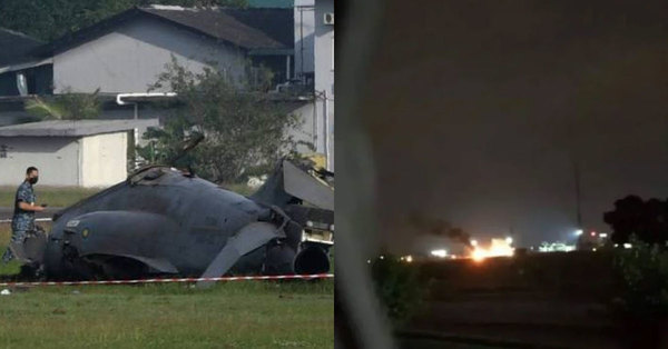 RMAF Pilot Killed In Hawk Jet Crash At Penang Airbase