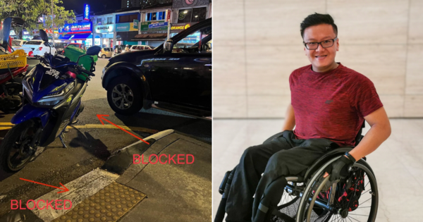 Wheelchair User Spotlights Bikes & Cars Blocking Pathways For PWDs