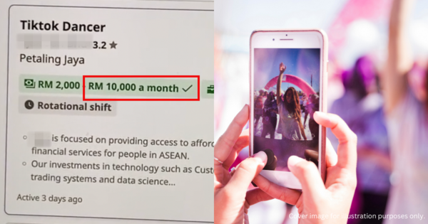 PJ Company Puts Up Job Ad Hiring TikTok Dancers For RM10K A Month