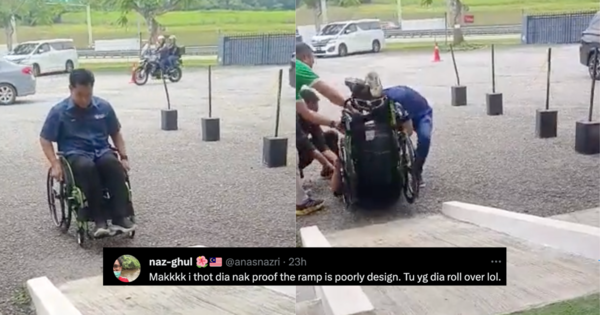 TNC UPM Jatuh Tersungkur Ketika Uji Ramp OKU Cetus Perbualan Rama