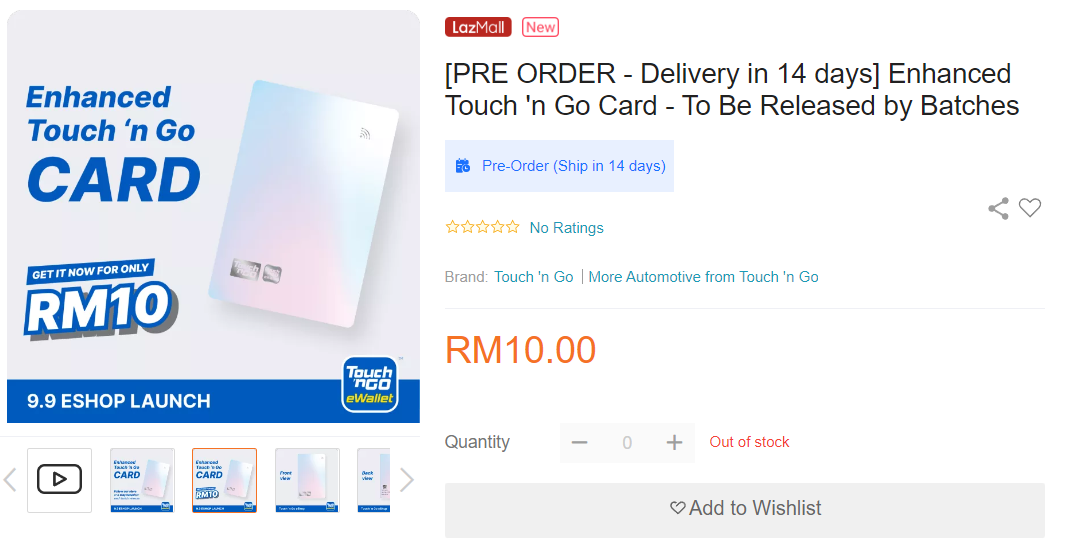 You Can Now Buy NFC Touch n Go Cards Via Their Official Flagship Store You Can Now Buy NFC Touch n Go Cards Via Their Official Flagship Store