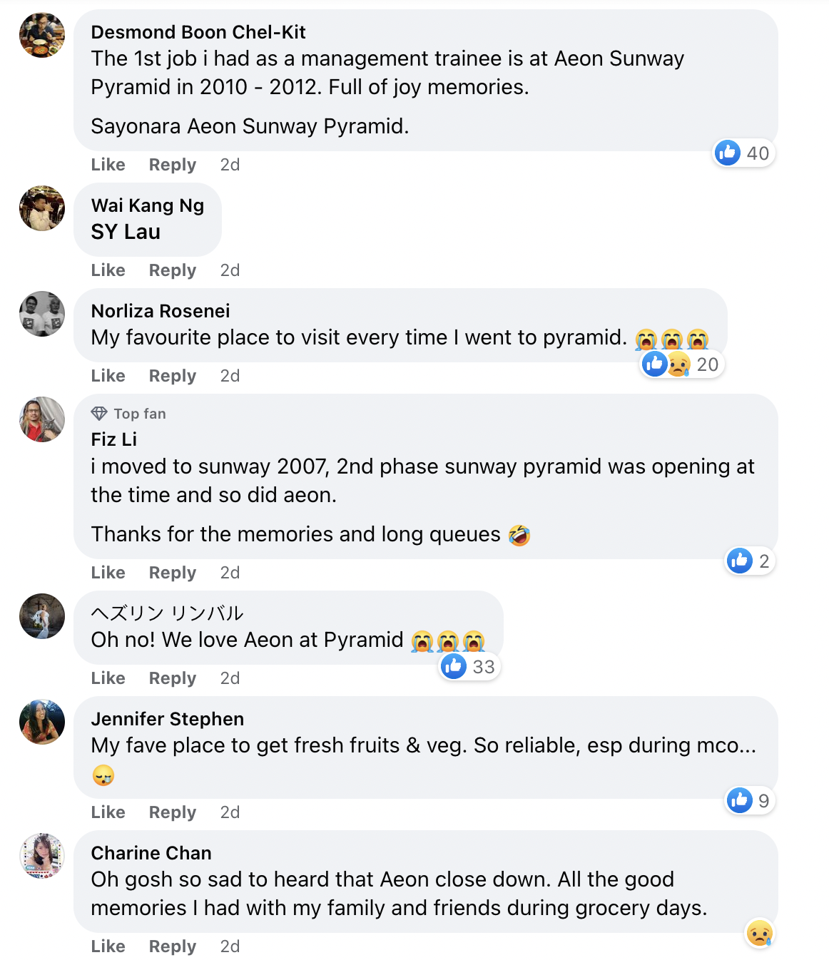 AEON Sunway Pyramid Umum Tutup Selepas 16 Tahun Beroperasi, Netizen ...